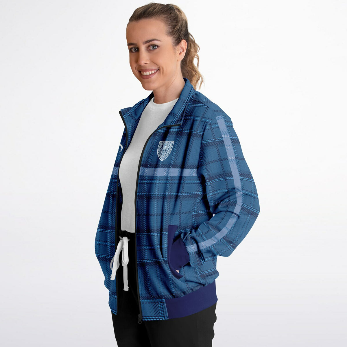 Scottish Alba Tartan Plaid Track Jacket, Scottish Fan Apparel – Urban Celt