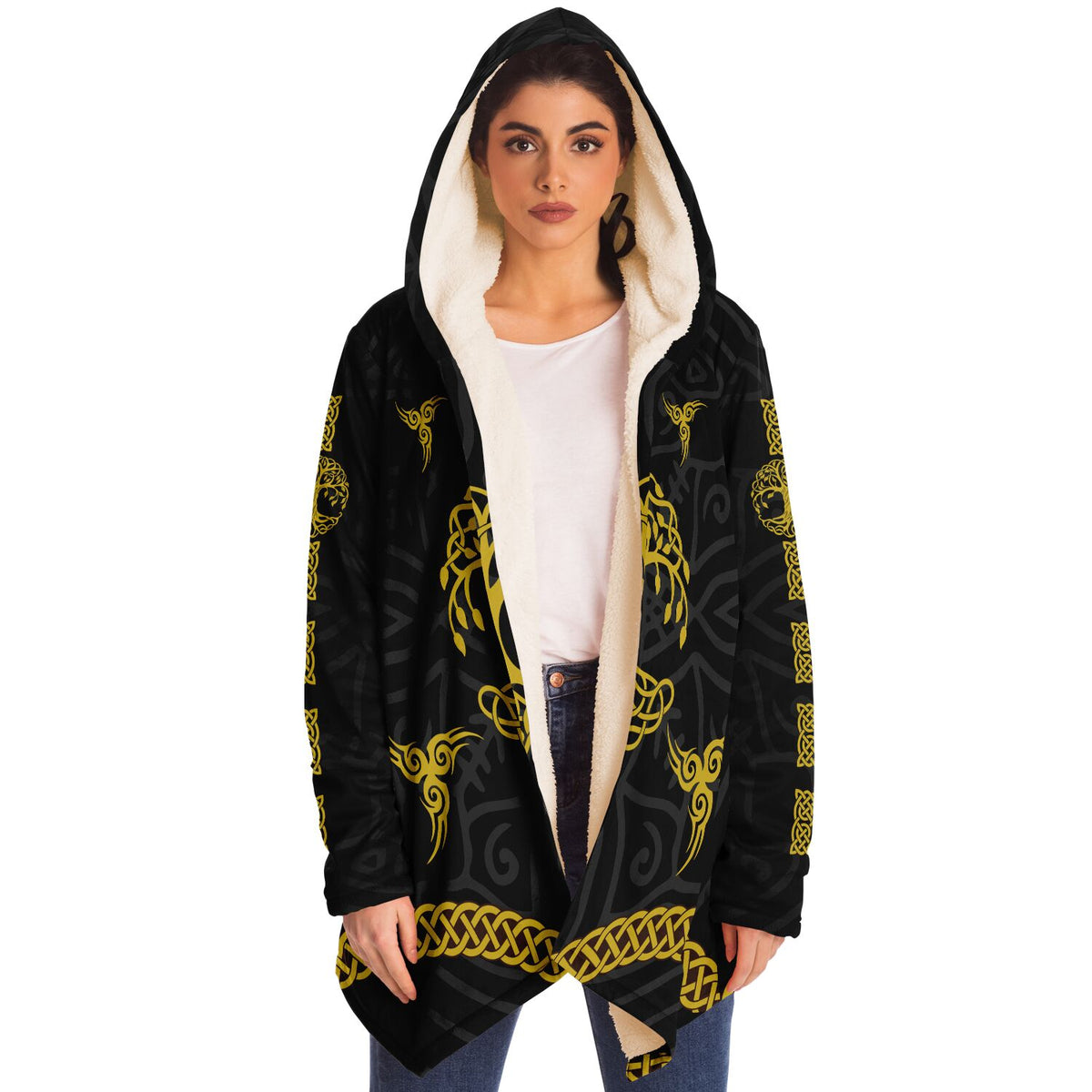 Luxury Celtic Style Hooded Cloak – Urban Celt